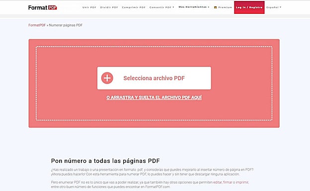 FormatPDF, una herramienta para numerar pdf de forma rápida y sencilla | La Verdad